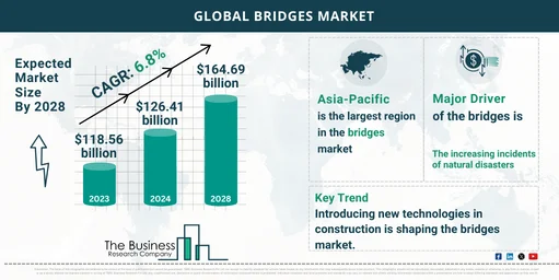 Global Bridges Market Size and Growth: Infographic Global Bridges Market Size and Growth: Infographic