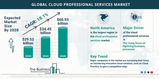 Market Research Infographics on Cloud Professional Services Market Report