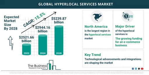 Market Research Infographics on Hyperlocal Services Global Market Report