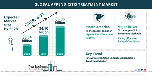 Global Appendicitis Treatment Market Size and Growth: Infographic