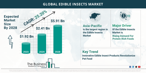 Global Edible Insects Market Size and Growth: Infographic