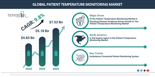 Global Patient Temperature Monitoring Market Size and Growth: Infographic