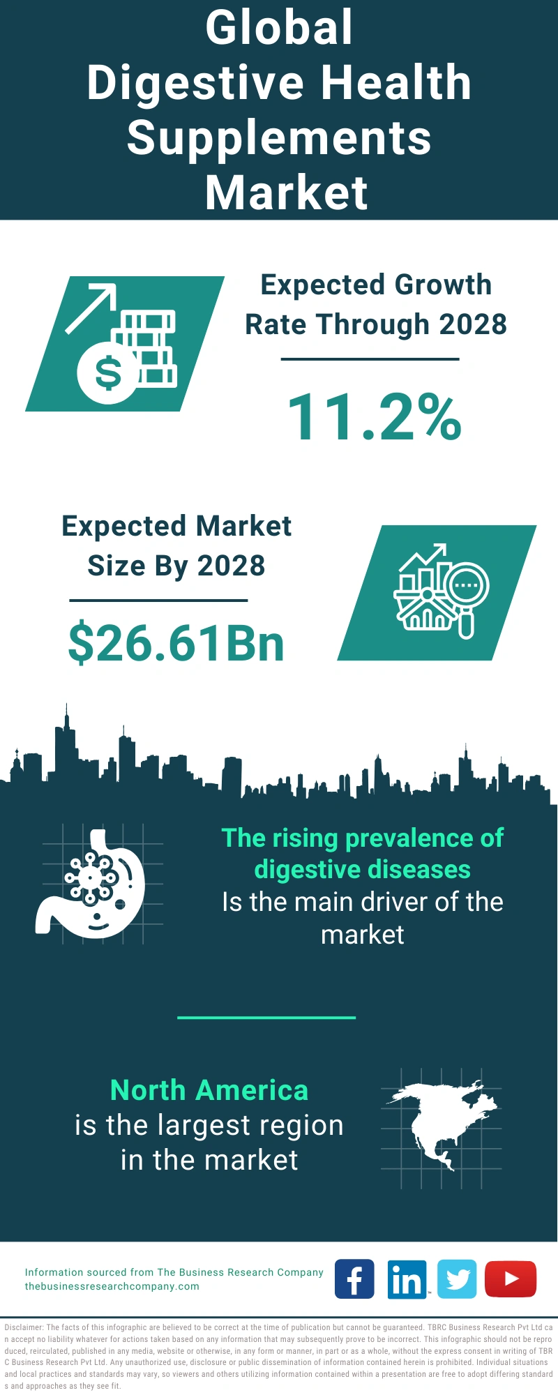 Digestive Health Supplements Market 2024 Growth and Future: Infographic