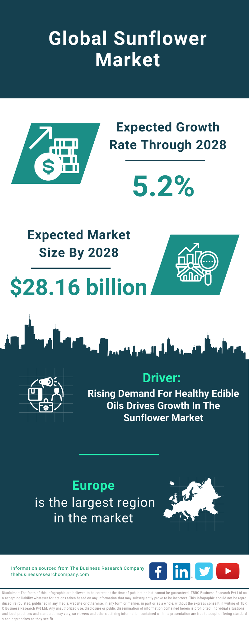 Sunflower Market 2024 Growth and Future: Infographic